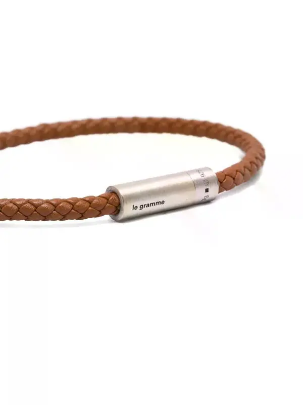 Le Gramme 7g Leather Cable Bracelet