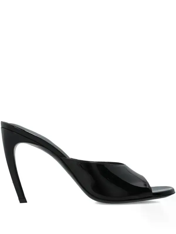 Attico 100mm Peep-toe Stiletto Sandals - Black