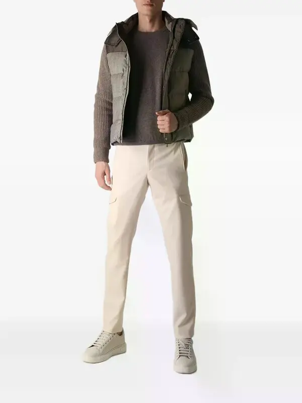 GRAN SASSO Long-sleeve Crew-neck Sweater - Brown