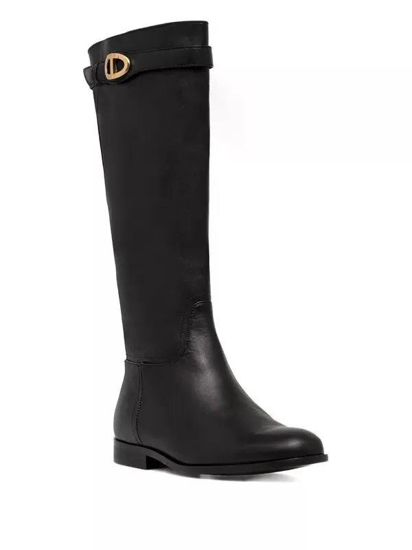 TWINSET Oval T Knee-high Boots