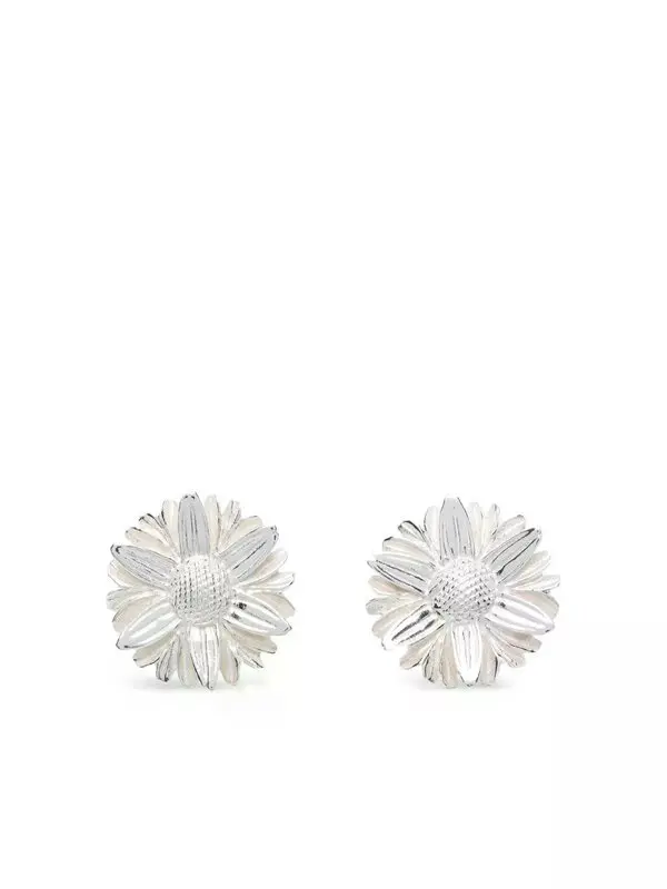 WOUTERS & HENDRIX Daisy Stud Earrings - Silver
