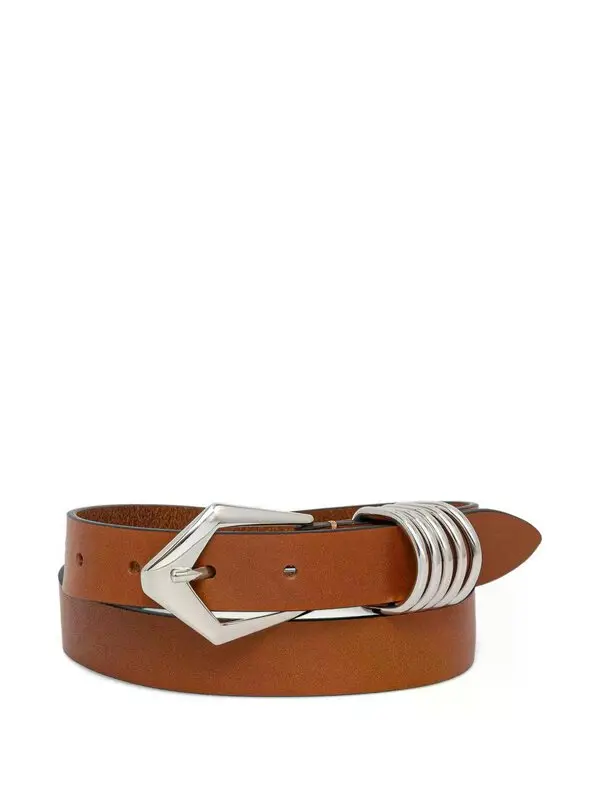 IRO PARIS Triple-hoop Belt - Brown