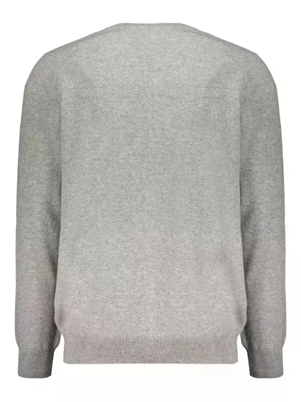 MOORER Long-sleeved V-neck Sweater