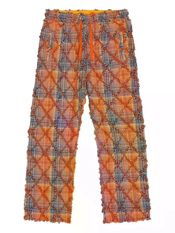 PLEASURES Mystic Flannel Trousers - Orange