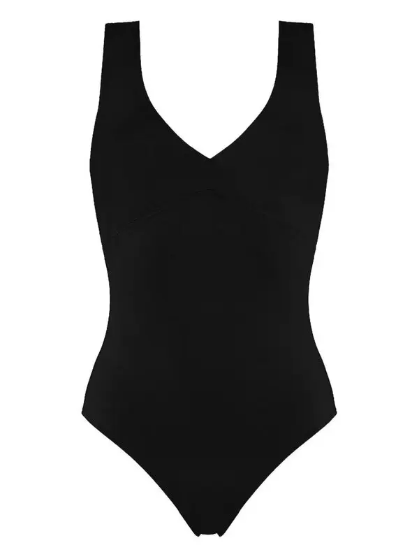 ERES V-neck One-piece Swimsuit - Black