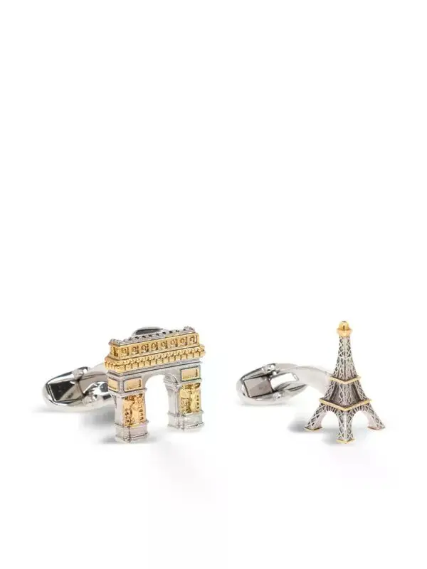 Paul Smith Paris Souvenir Cufflinks - Silver