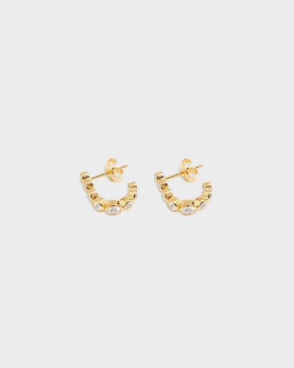 RAGBAG Odette 925 Sterling Silver Earrings - Gold