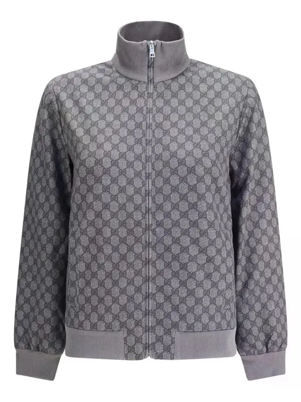 Gucci Gg Monogram Zip Jacket