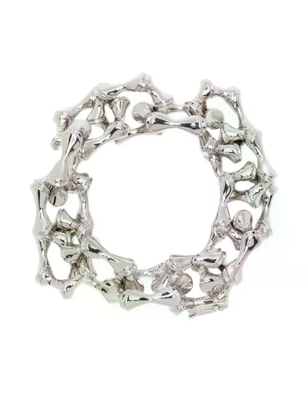 Eddie Borgo Bamboo Link Bracelet - Silver