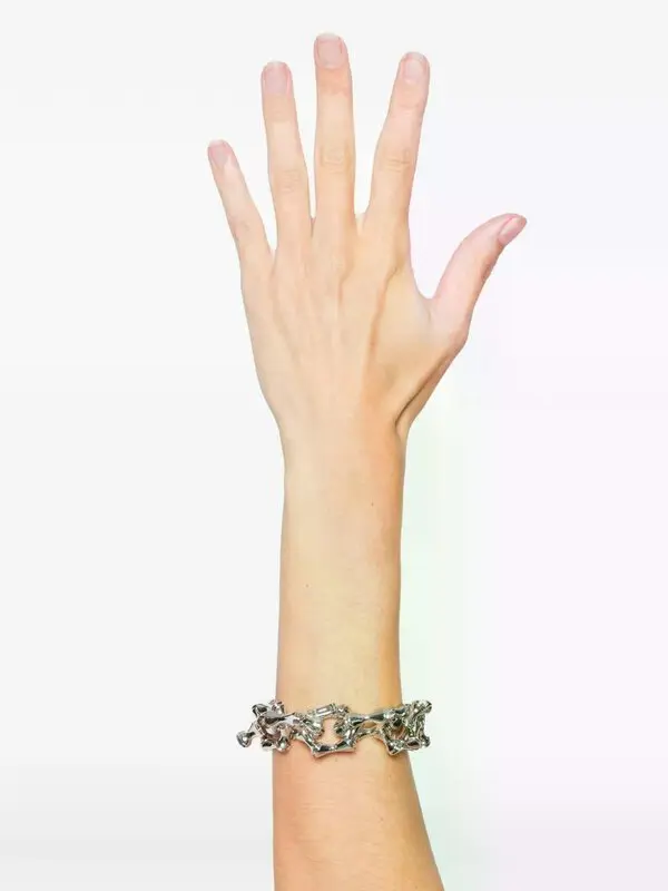 Eddie Borgo Bamboo Link Bracelet - Silver