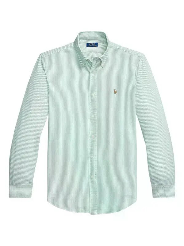Polo Ralph Lauren Long-sleeved Striped Shirt - Green