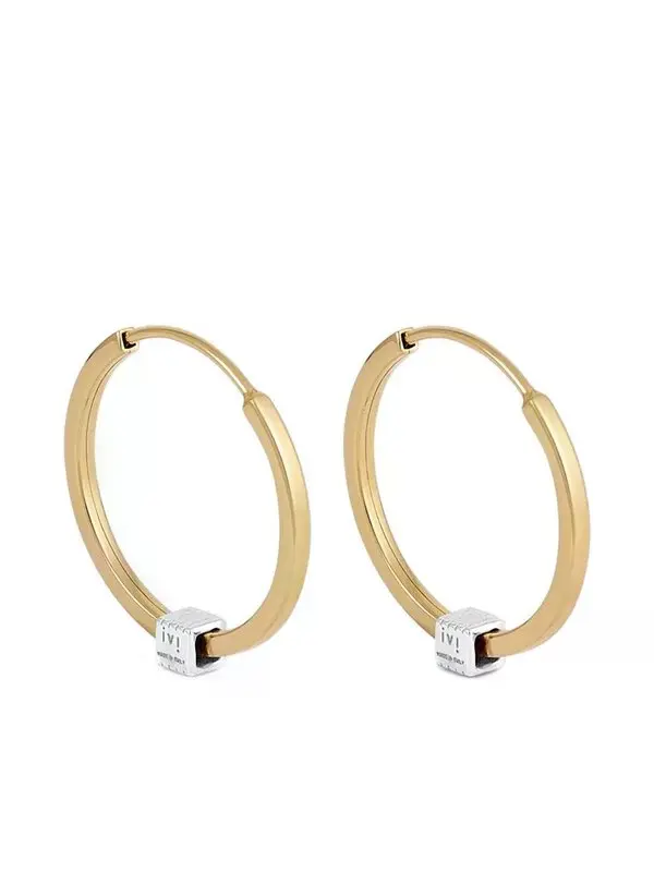 IVI Joia Slim Hoop Earrings - Gold