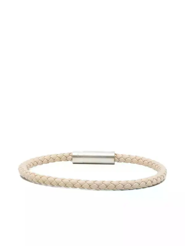 Le Gramme 7g Leather Cable Bracelet - Neutrals