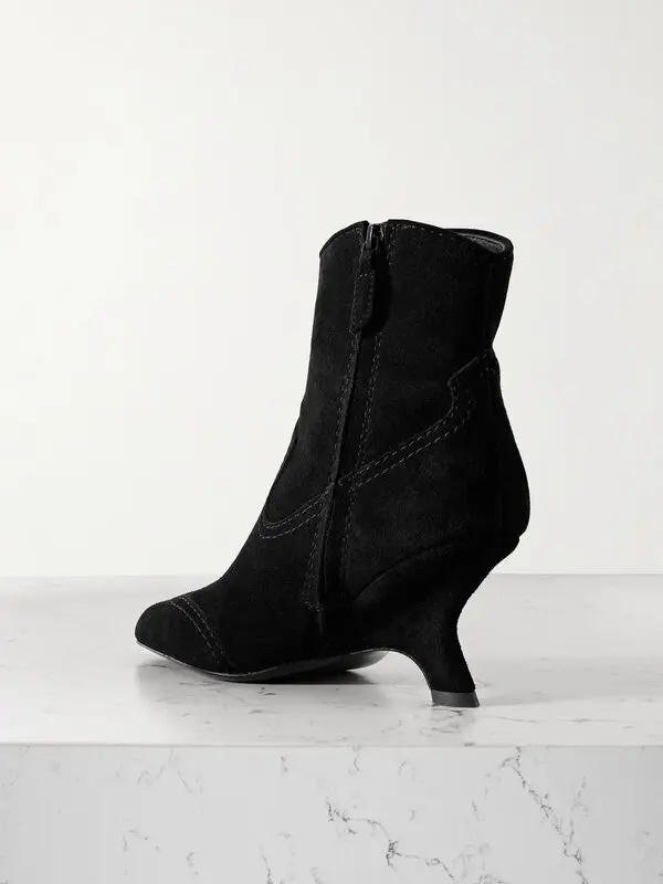 Simkhai Shadow Suede Ankle Boots
