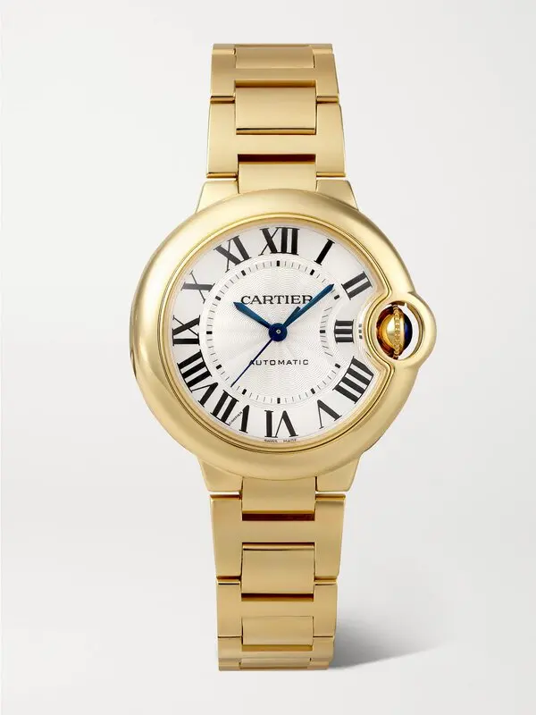 CARTIER Ballon Bleu De Automatic 33mm 18-karat Watch - Gold