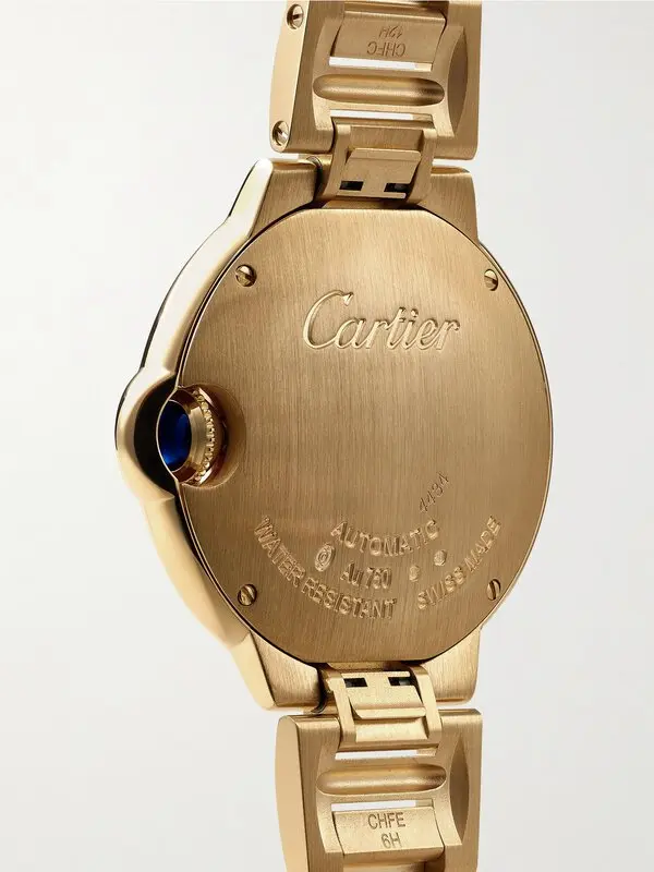 Cartier Ballon Bleu De Automatic 33mm 18-karat Watch - Gold