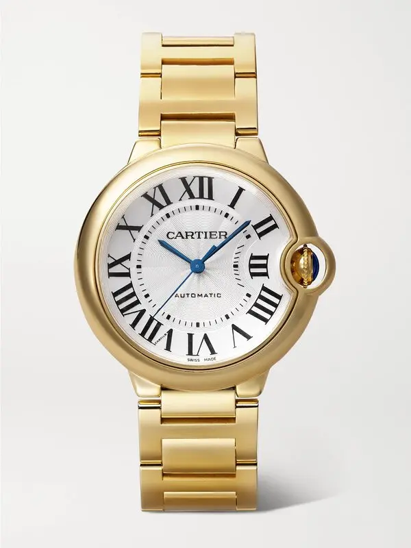 CARTIER Ballon Bleu De Automatic 36mm 18-karat Watch - Gold