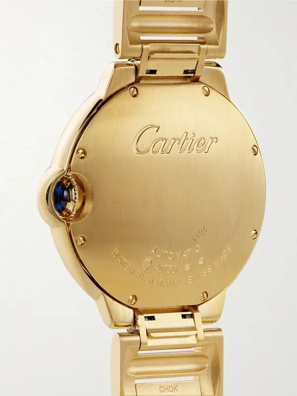 Cartier Ballon Bleu De Automatic 36mm 18-karat Watch - Gold