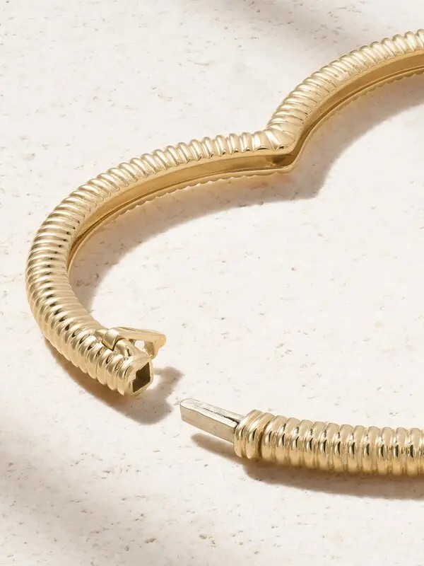 Yvonne Léon 9-karat Heart Bangle