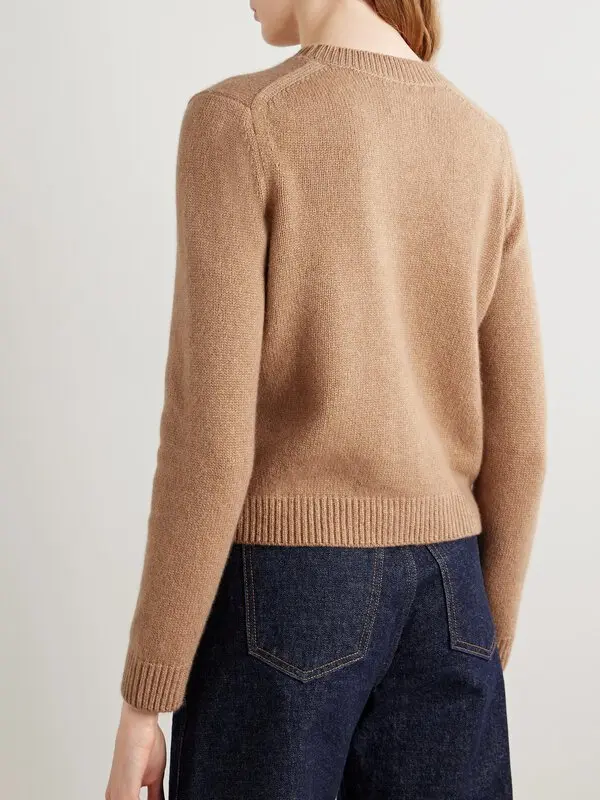 Khaite Leta Cashmere Sweater - Brown