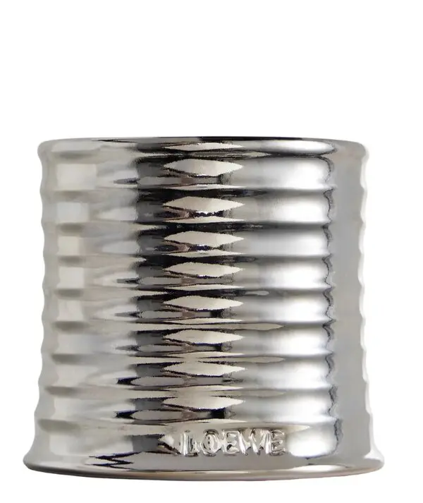 LOEWE PERFUMES Black Sesame Medium Scented Candle - Silver