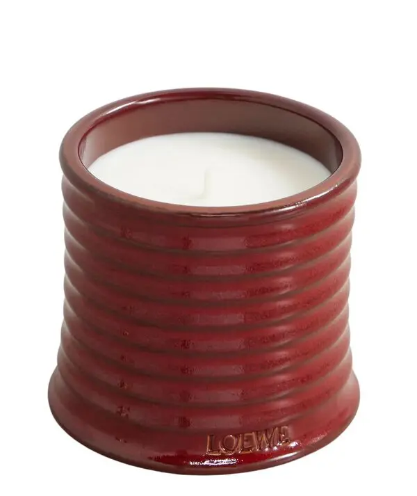 LOEWE PERFUMES Sweet Almond Medium Scented Candle - Red