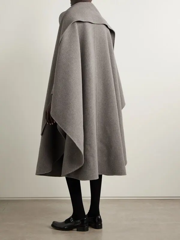 THE ROW Justino Scarf-detailed Wool Coat