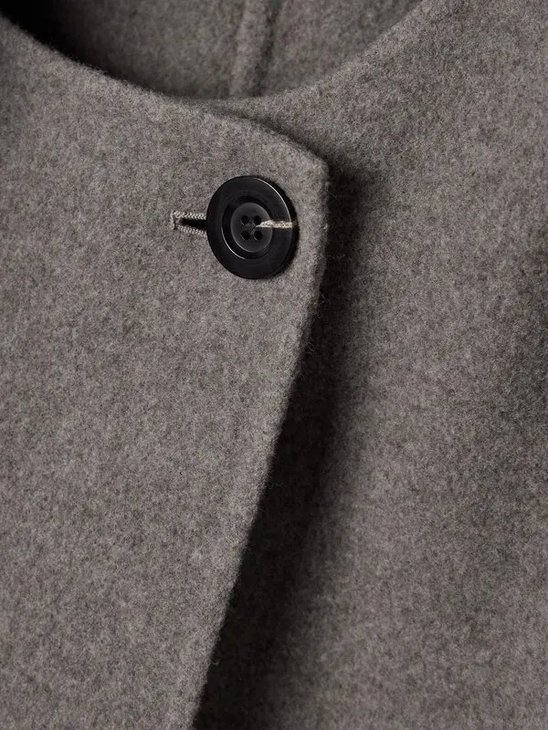 THE ROW Justino Scarf-detailed Wool Coat