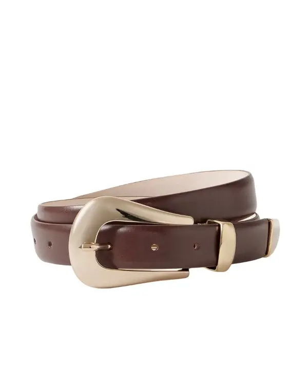 DEHANCHE Colette Leather Belt - Brown