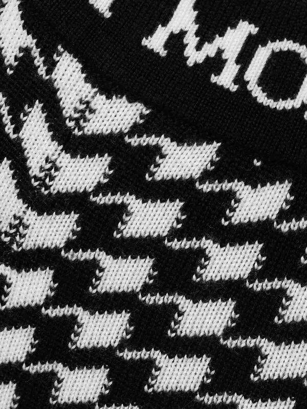 Perfect Moment Houndstooth Merino Wool Leggings - Black