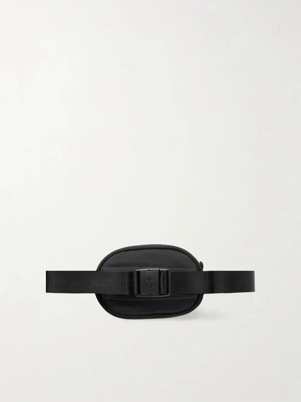 Perfect Moment Star Embroidered Quilted Belt Bag - Black