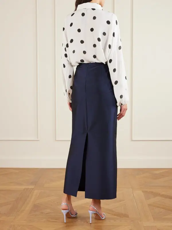 Bernadette Norma Taffeta Maxi Skirt