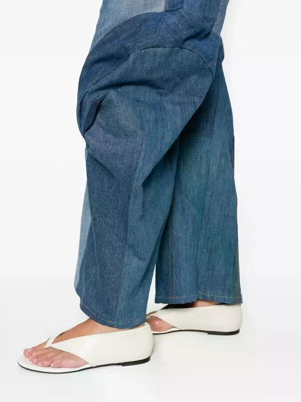 ANNI SALONEN Patchwork Ruffled Jeans