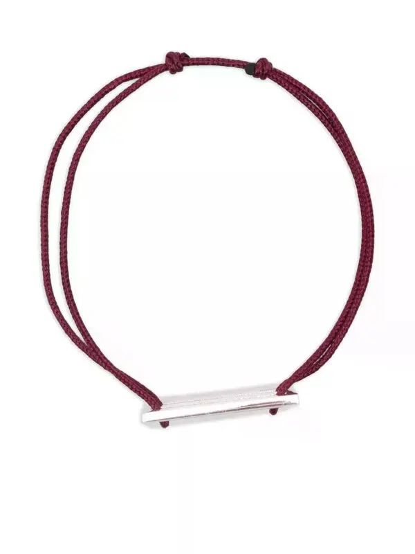 Le Gramme Cord Bracelet - Red