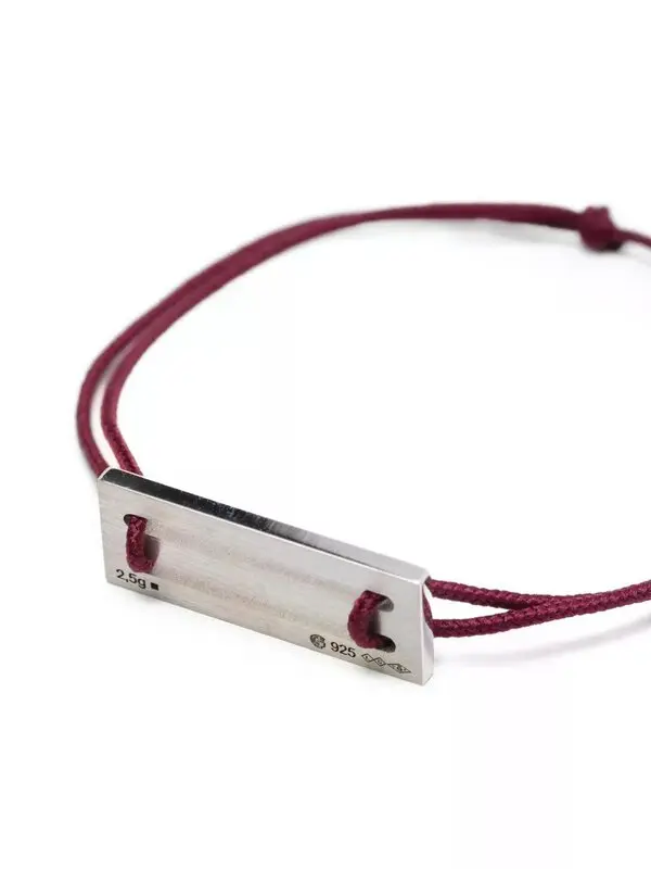 Le Gramme Cord Bracelet - Red