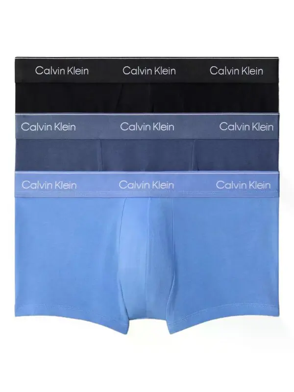 Calvin Klein Logo-waistband Boxers - Black