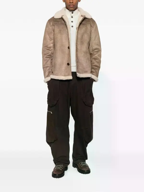 MC2 SAINT BARTH Shearling Collar Coat