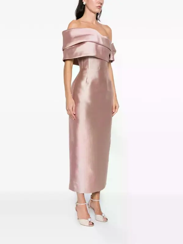 Solace London Off-shoulder Pencil Dress