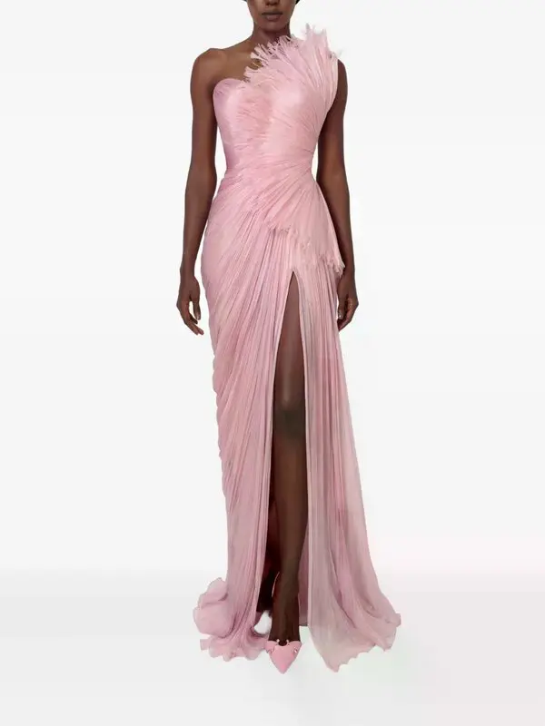 IRIS SERBAN Winnona One-shoulder Maxi Dress