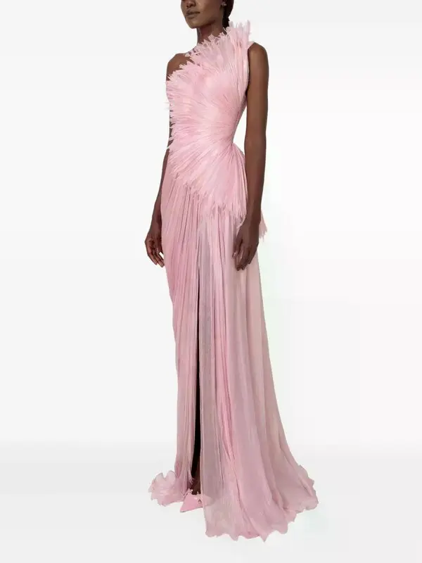 IRIS SERBAN Winnona One-shoulder Maxi Dress