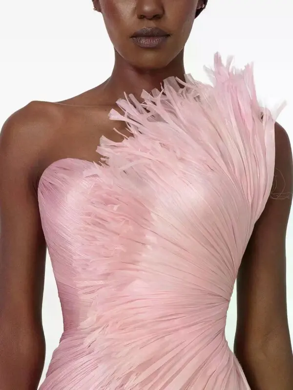 IRIS SERBAN Winnona One-shoulder Maxi Dress