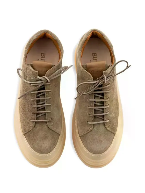 BUTTERO® Suede Lace-up Sneakers