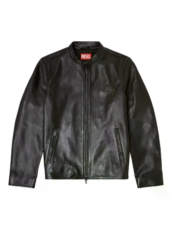 DIESEL® L-tad-wrd Leather Jacket