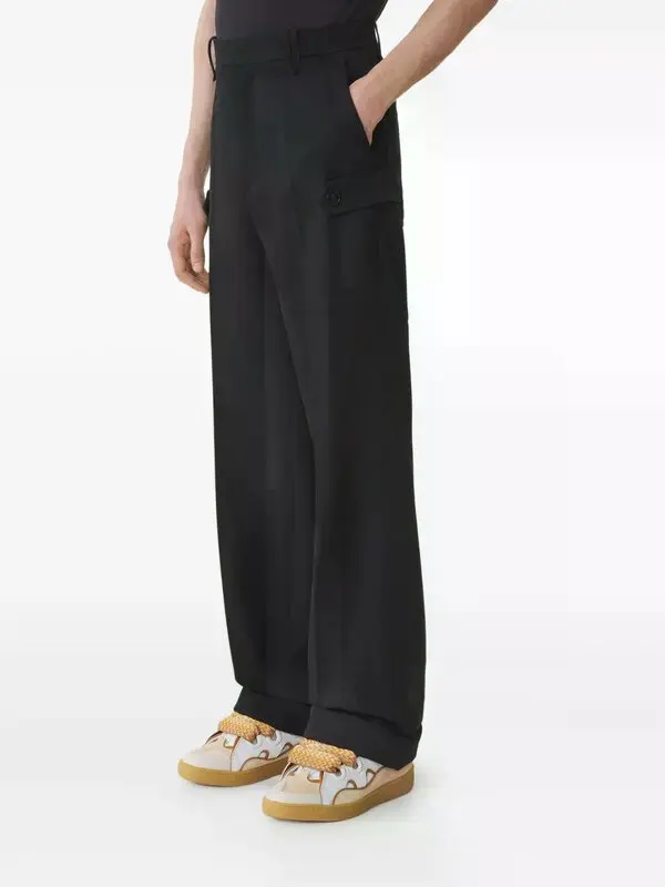 LANVIN Button-detailed Trousers