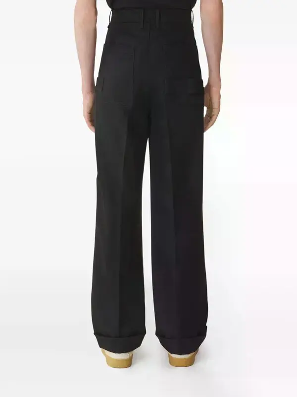 LANVIN Button-detailed Trousers