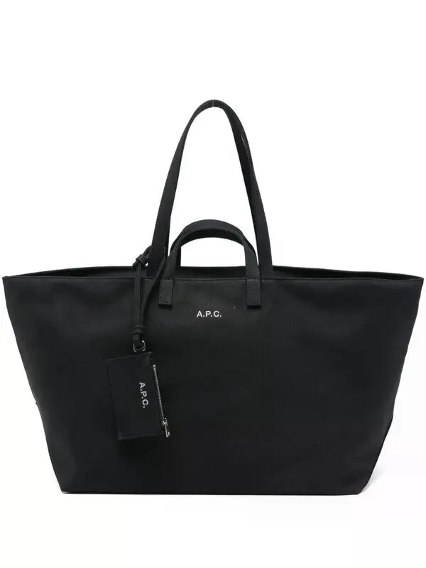 A.p.c. Le Drummer Toile Tote Bag - Black