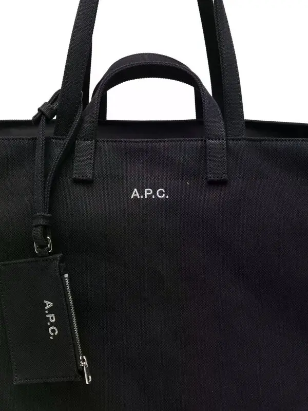 A.p.c. Le Drummer Toile Tote Bag - Black
