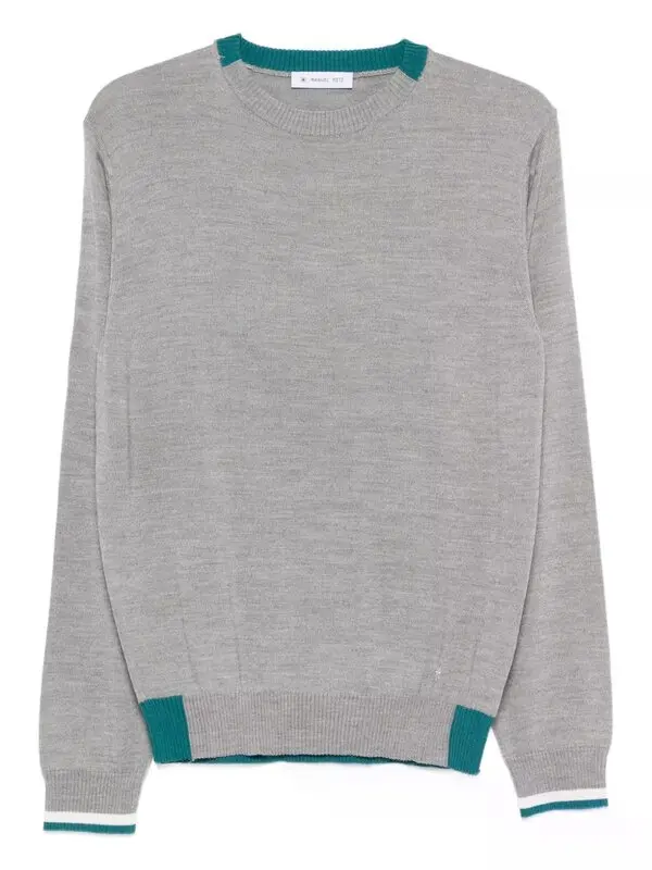 MANUEL RITZ Ribbed Trim Sweater