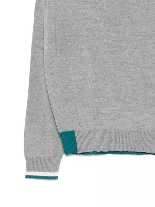 MANUEL RITZ Ribbed Trim Sweater