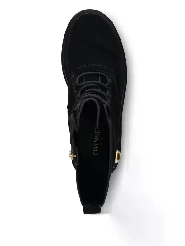 TWINSET Lace-up Combat Boots